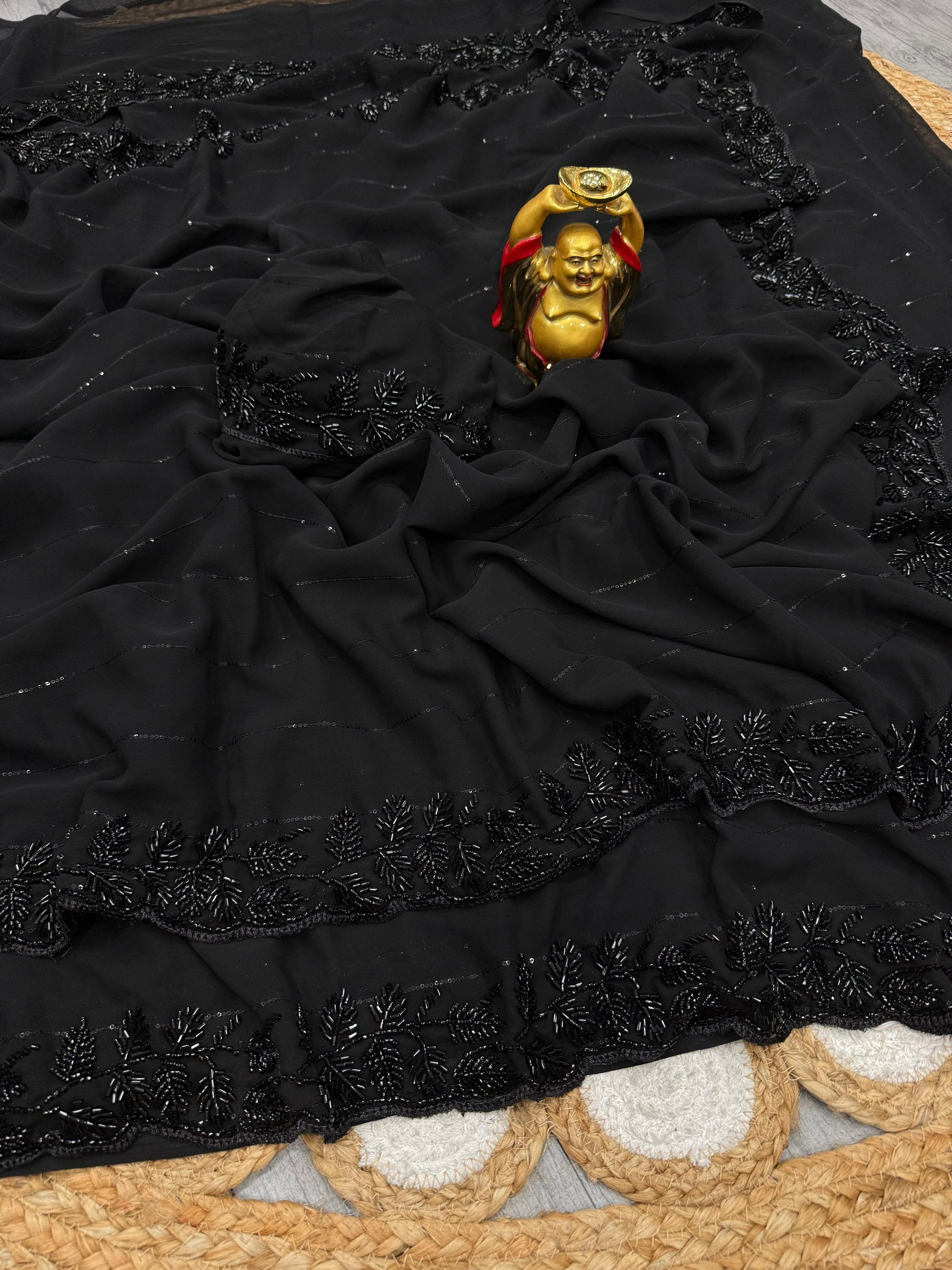 Georgette handwork saree – Sumi Vastra