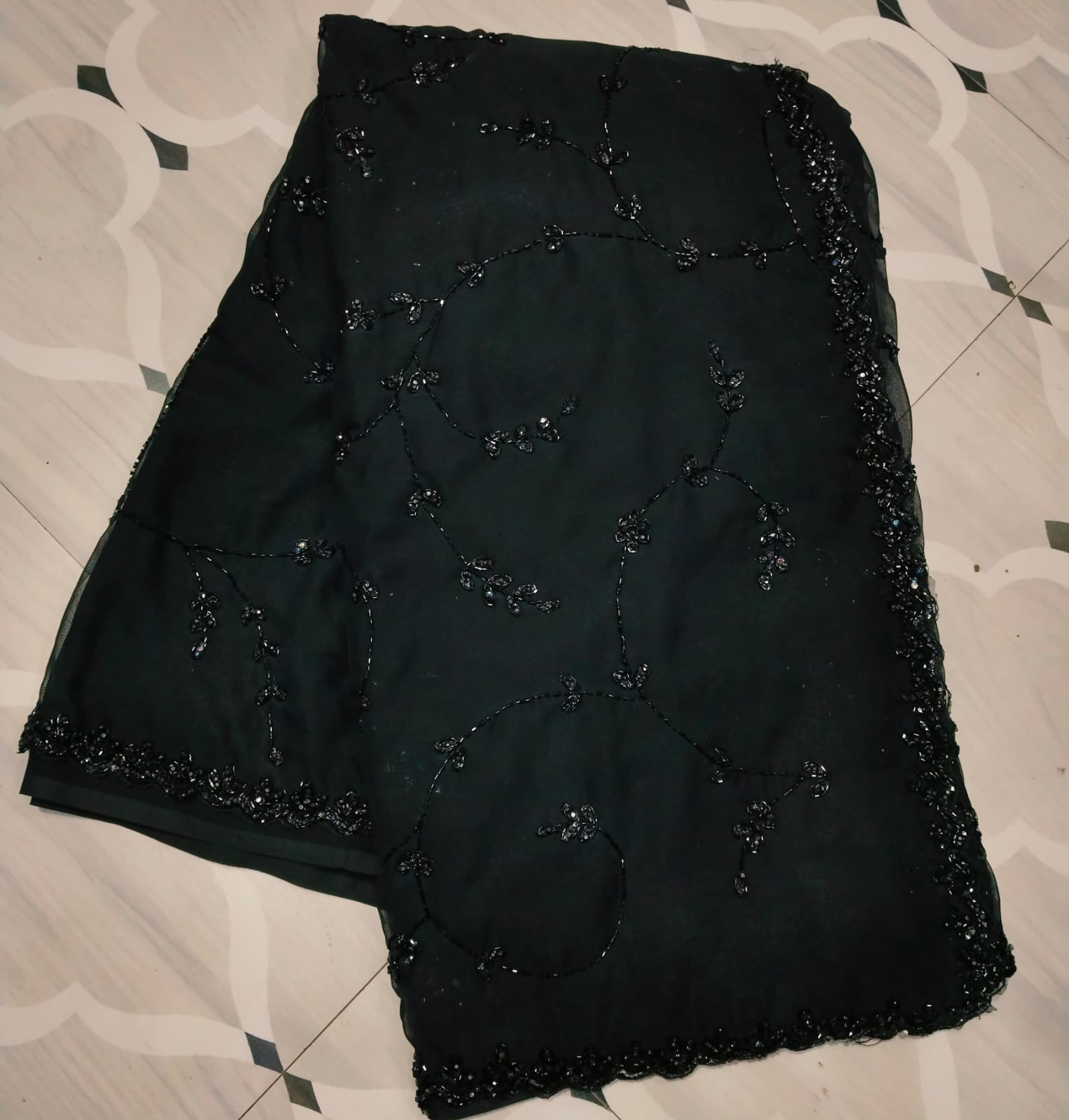 Georgette handwork saree – Sumi Vastra